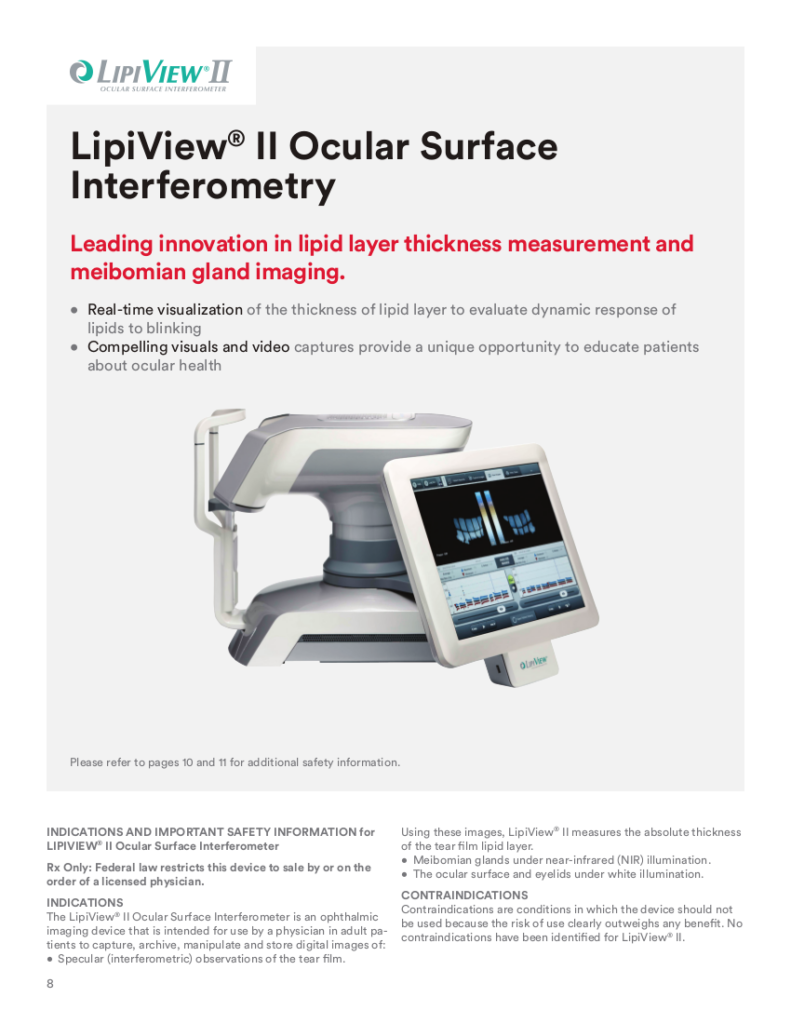 Johnson & Johnson Vision – Lipiflow and Lipiscan – Dry Eye Practice ...